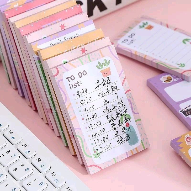 Jual Sticky Note Checklist, Weekly Planner, TO DO LIST, CHECK LIST ...