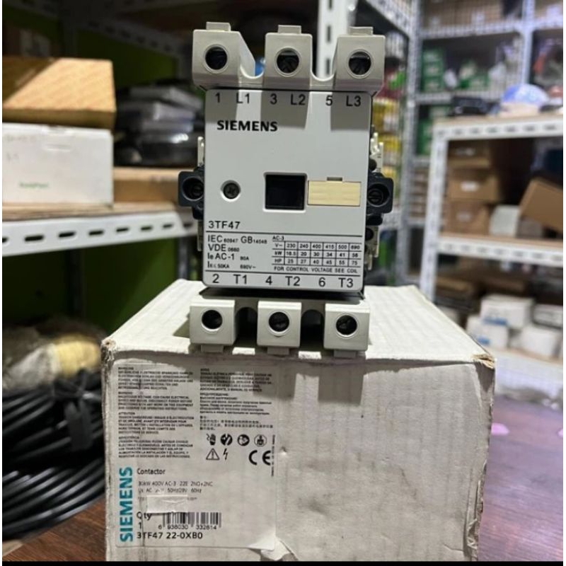 Jual MAGNETIC CONTACTOR SIEMENS 3TF47 22-0XB0 220V ORIGINAL ASLI ...
