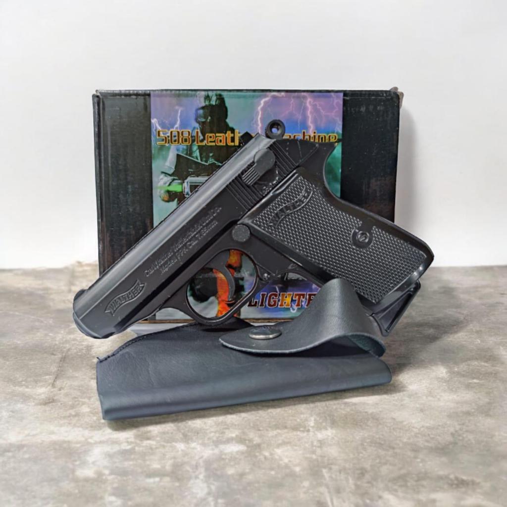 Jual Korek api pistol includ sarung api bara, isi ulang includ box ...