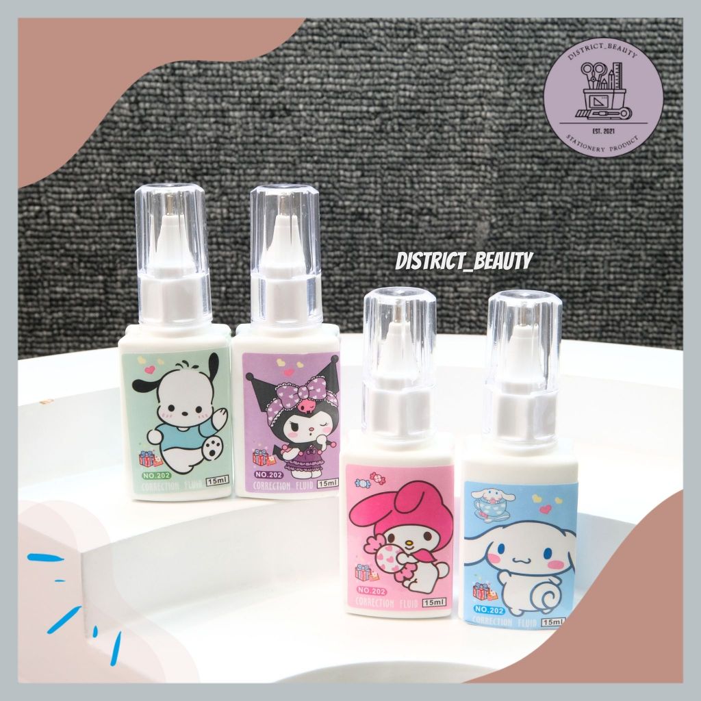 Jual CORRECTION TAPE CAIR SANRIO TIP EX CAIR KOTAK SANRIO TIPEX ...