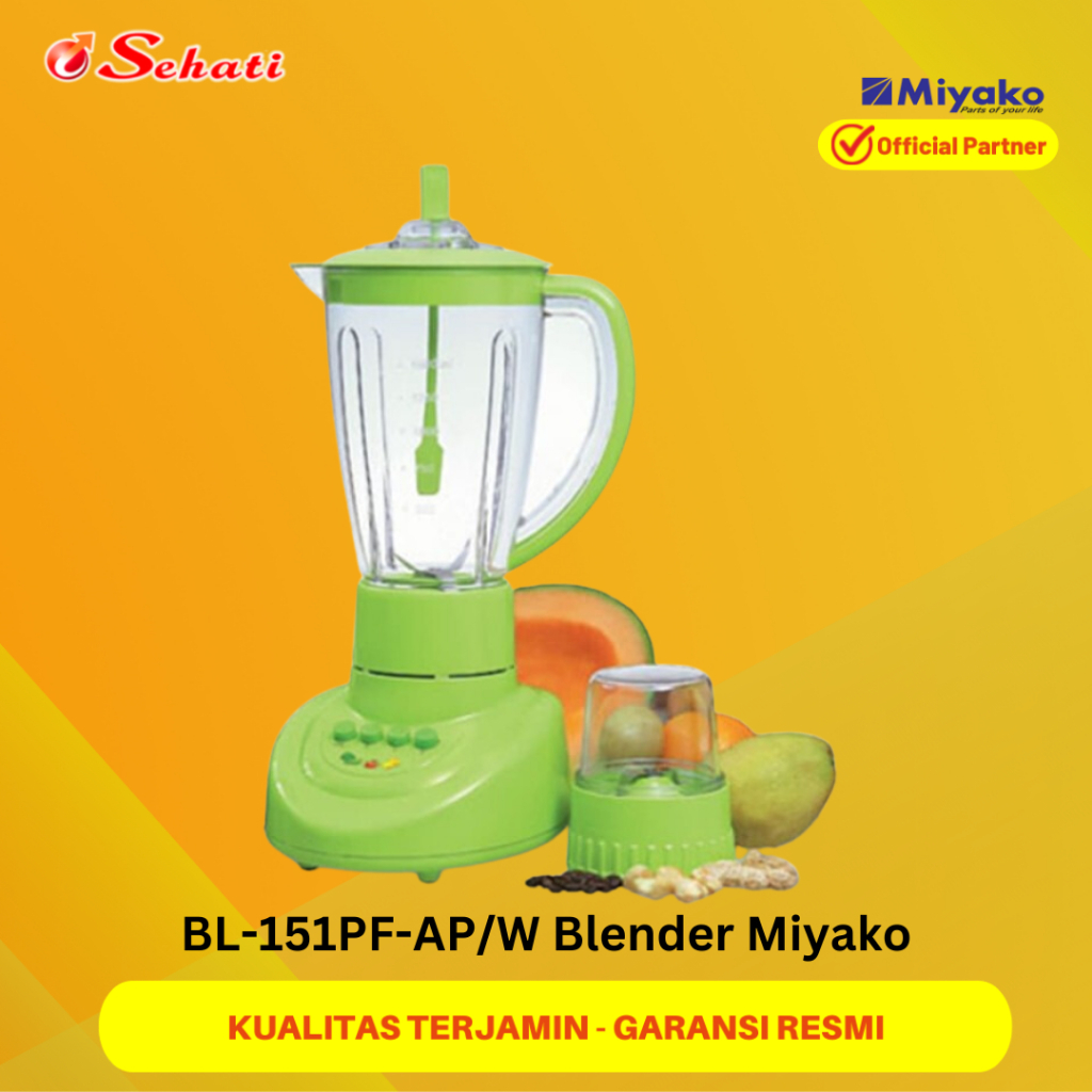 Jual MIYAKO BL-151PF-AP Blender Miyako 1.5 Liter Food Grade 1 Mini ...
