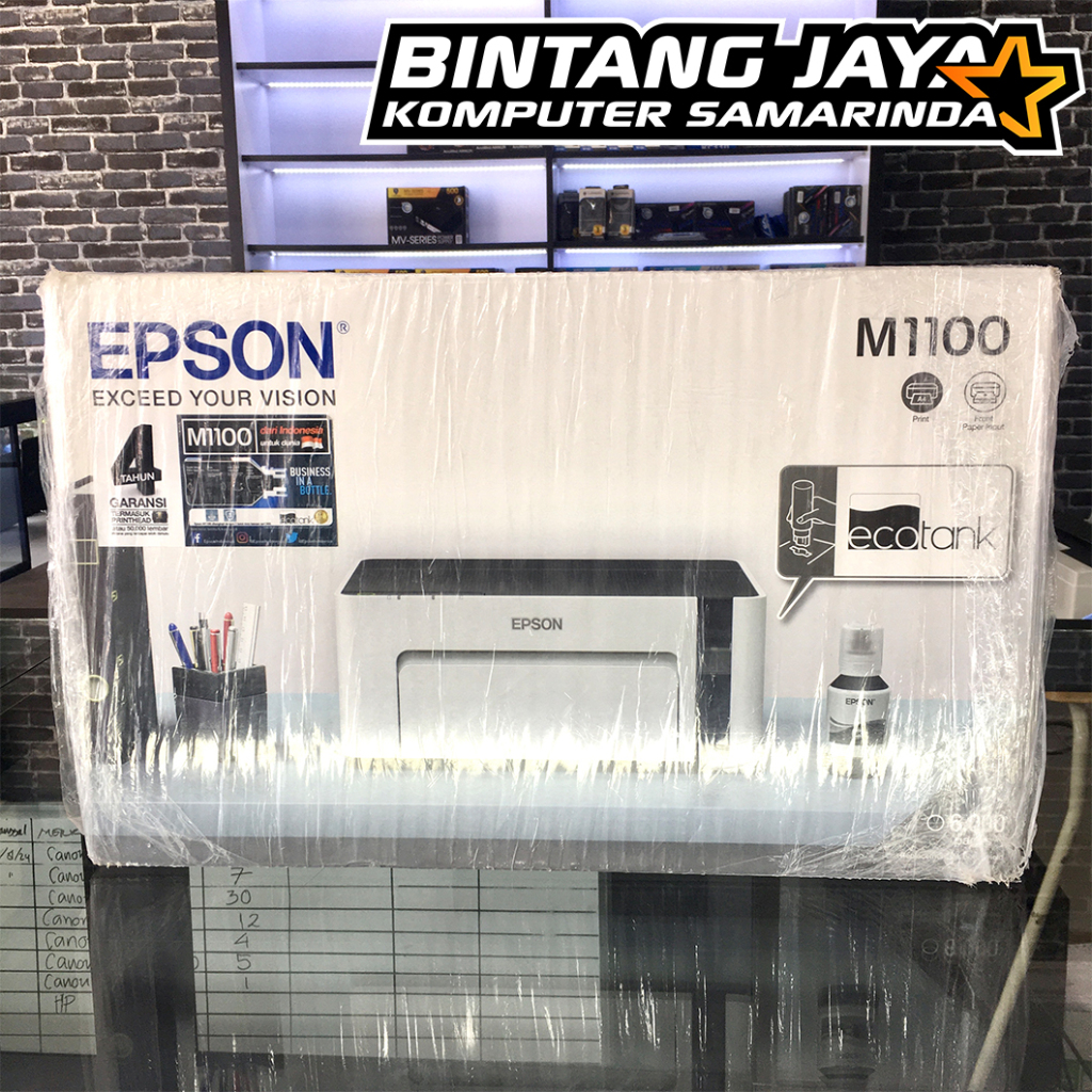Jual Epson EcoTank Monochrome M1100 Ink Tank Printer | Shopee Indonesia