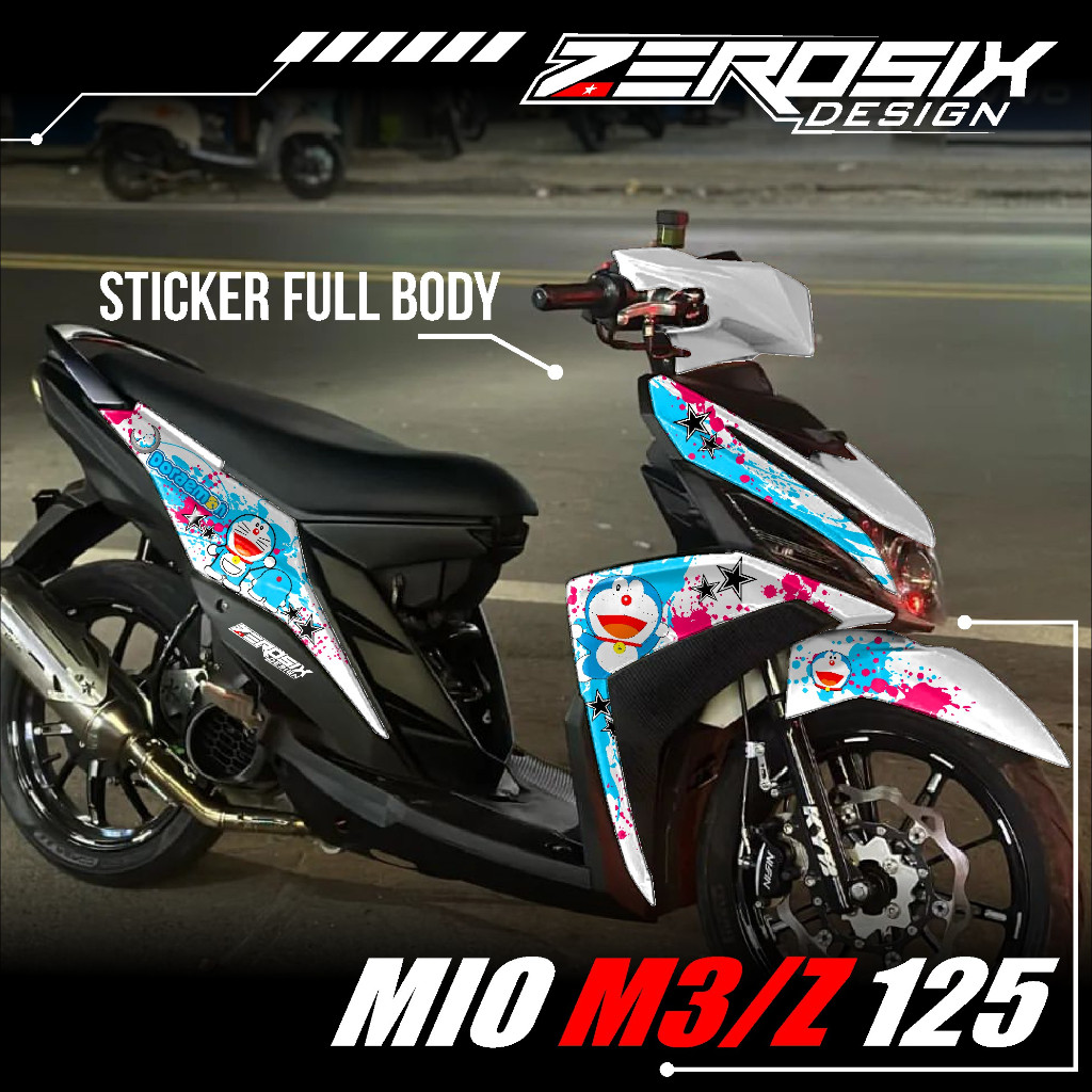 Jual Stiker Motor Yamaha Mio M3 125 Full Body - Sticker Decal Striping ...