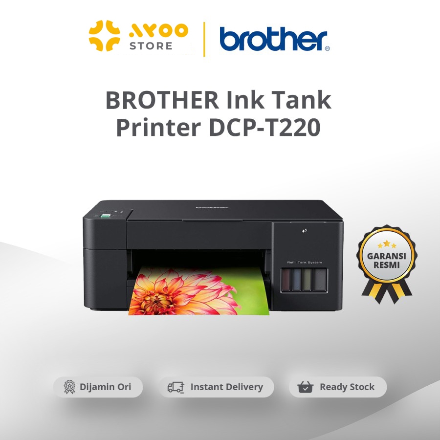 Jual Printer Ink Tank BROTHER DCP-T220 Print-Scan-Copy T220 A4 Garansi ...