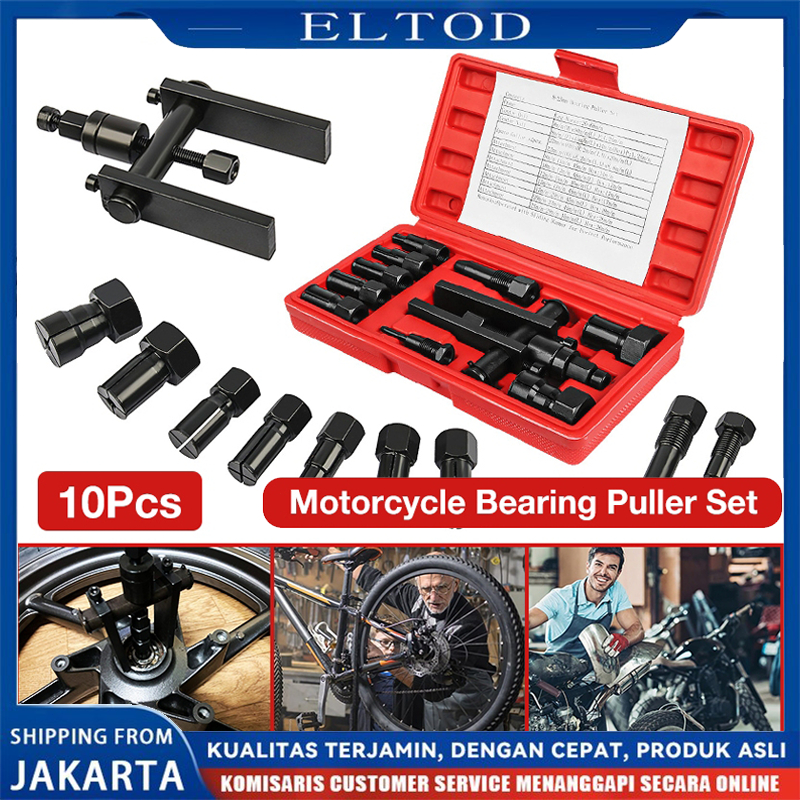 Jual 【Ready stok】10pcs Grip On Treker Bearing Puller Set Treker Bearing ...