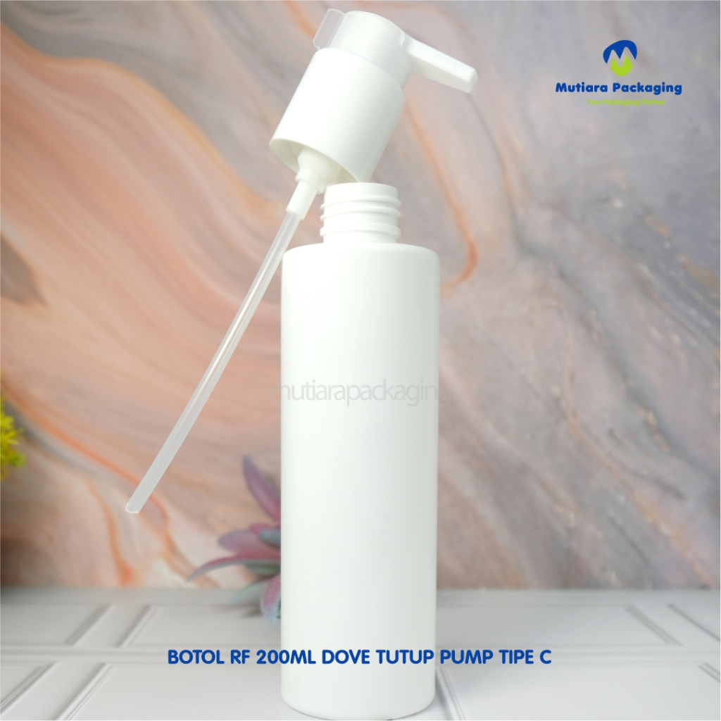 Jual BOTOL RF DOVE 200ML TUTUP PUMP TIPE C / Kemasan Pump Twistlock ...