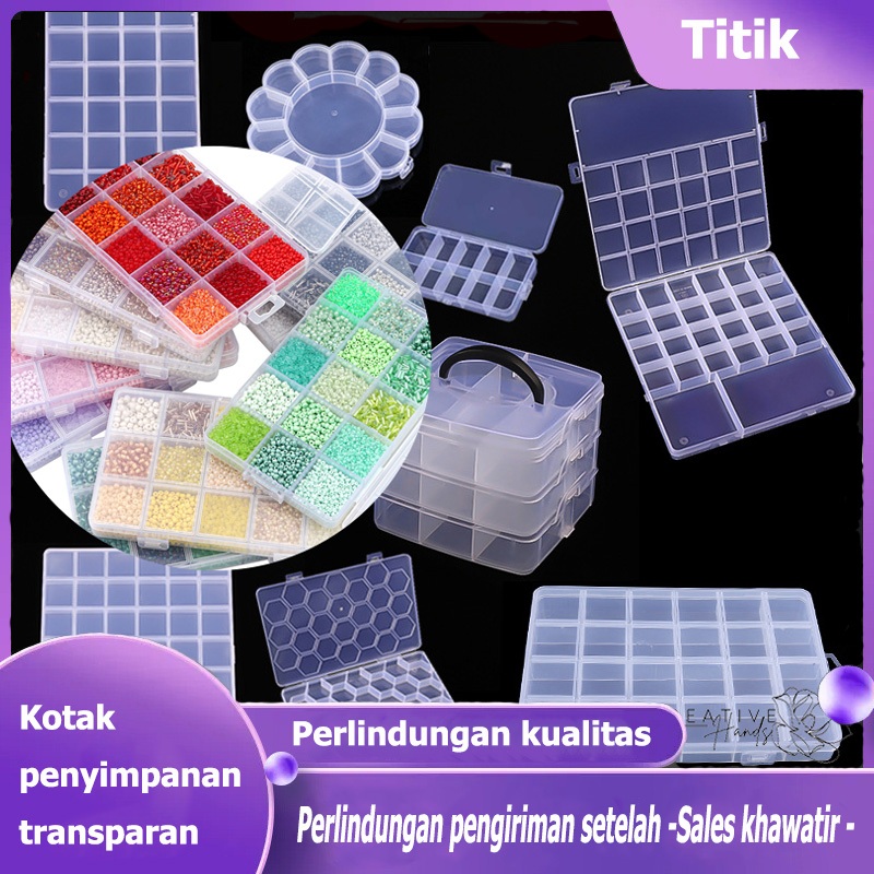 Jual Diy Hand Storage Box Multi -inad Multi -inad Aksesori Manik -manik ...