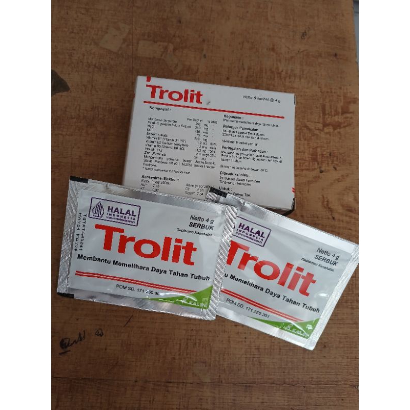 Jual Trolit 6 sachet - Suplemen Angkak dengan ION dan ekstrak Daun ...