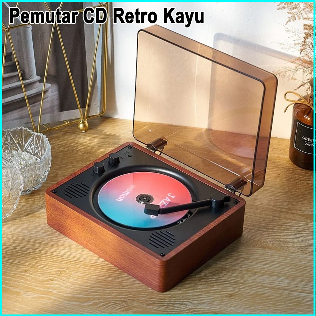 Jual Pemutar CD Retro dengan Speaker untuk Kpop Pemutar Musik Portabel ...