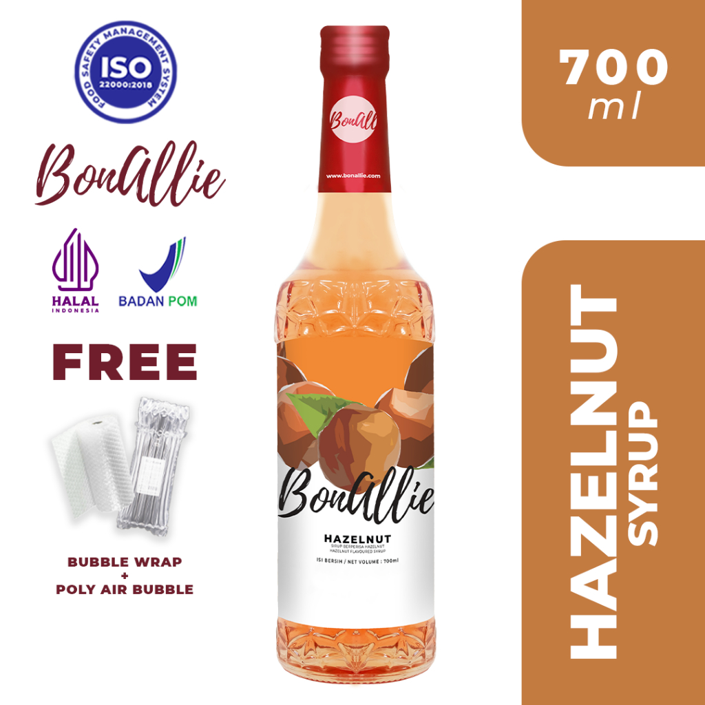 Jual Bonallie Premium Syrup Hazelnut Flavor | Shopee Indonesia