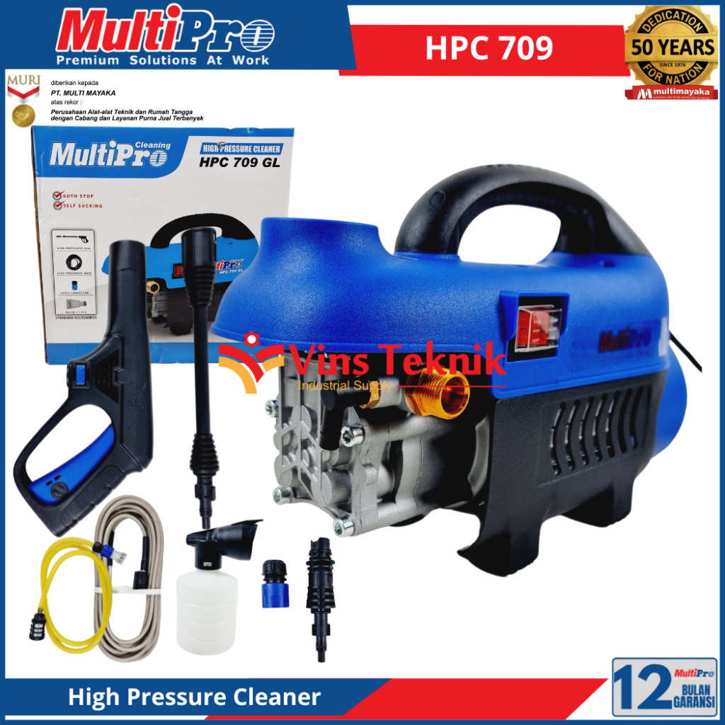 Jual Mesin Cuci Mobil Motor High Pressure Jet Cleaner HPC709 MULTIPRO ...