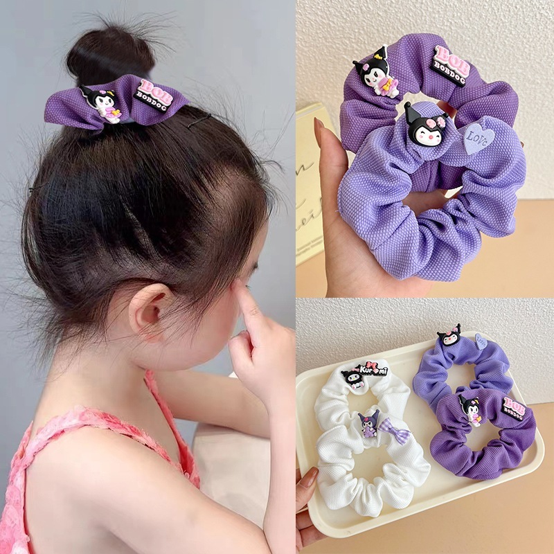 Jual Ikat Rambut Tebal Karakter Sanrio Lucu Scrunchie Karakter Sanrio ...