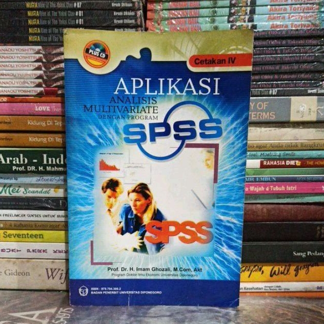 Jual Buku Original APLIKASI ANALISIS MULTIVARIATE DENGAN PROGRAM SPSS Prof Dr H Imam Ghozali, M ...