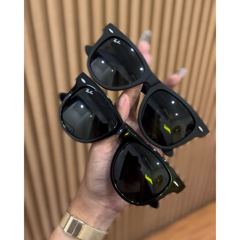 Jual Kacamata Wayfarer Large Hitam Lensa Kaca Premium | Shopee Indonesia