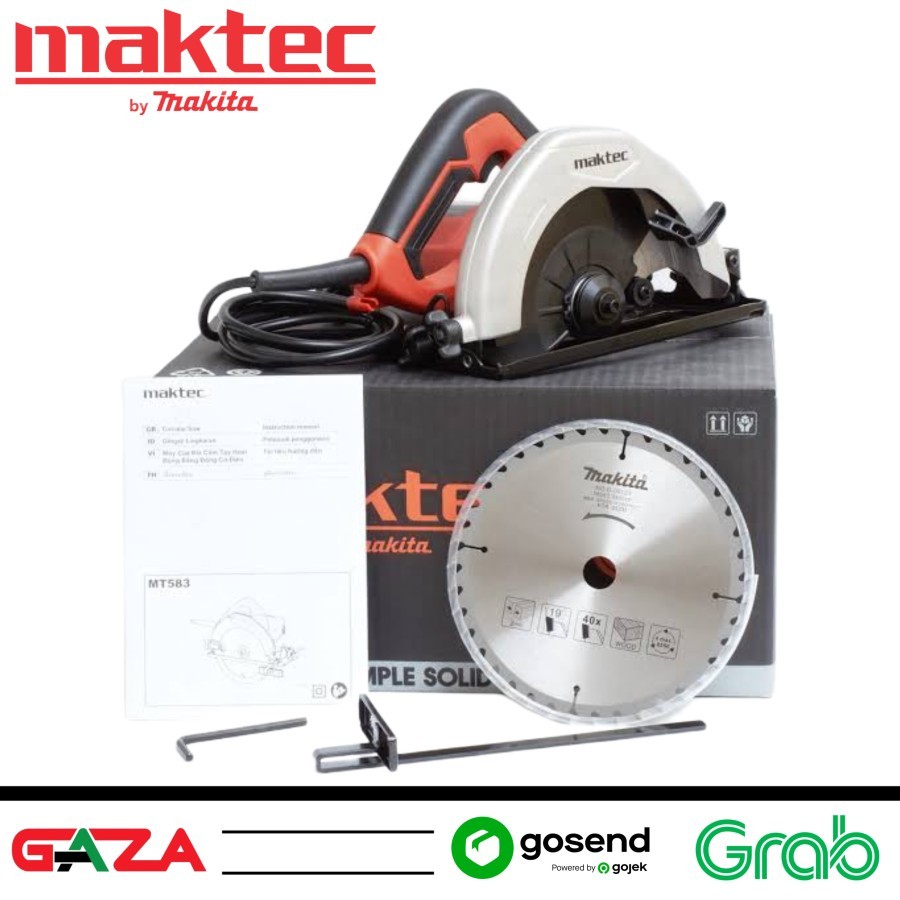 Jual Mesin Circular Saw 7” MAKTEC / Mesin Potong Kayu 7” MAKTEC MT583 | Shopee Indonesia