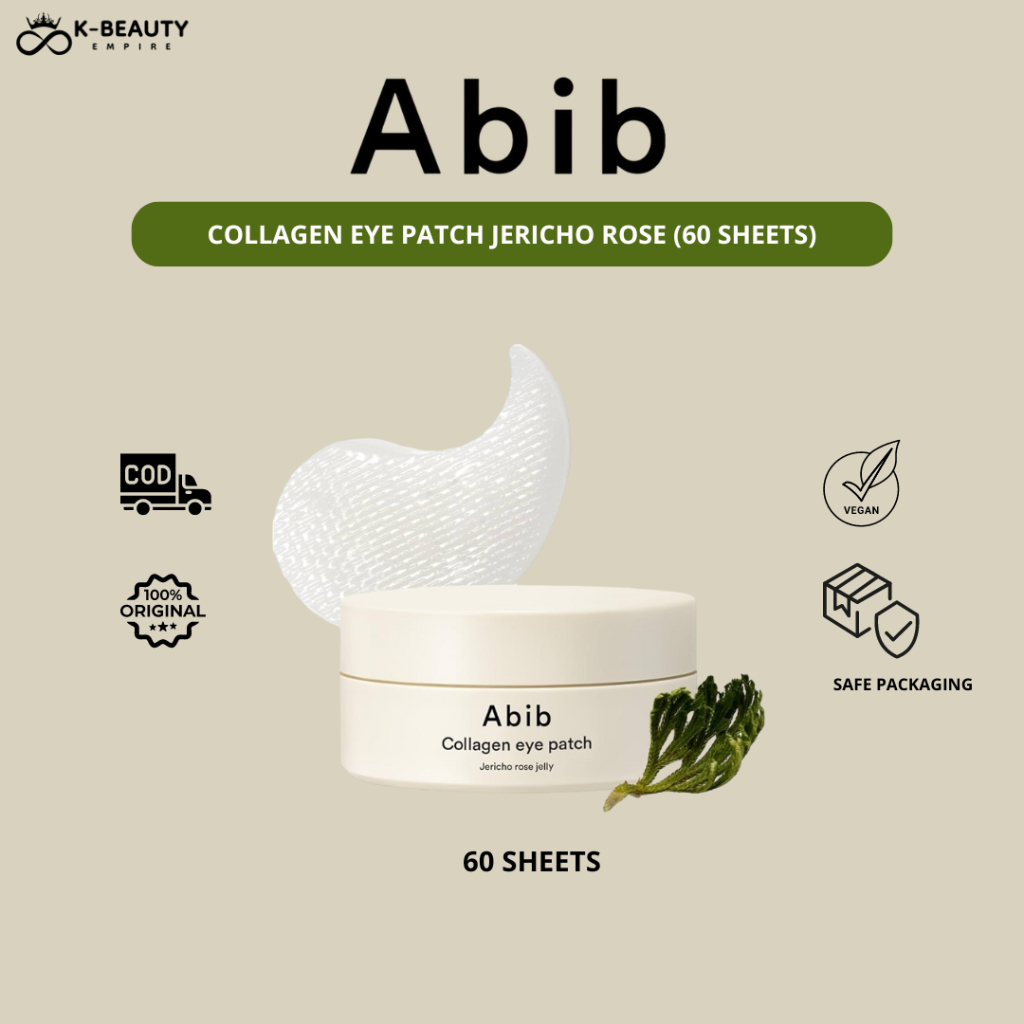 Jual [100% ORI] READY STOK ABIB COLLAGEN EYE PATCH JERICHO ROSE JELLY (60 SHEETS) | Shopee Indonesia