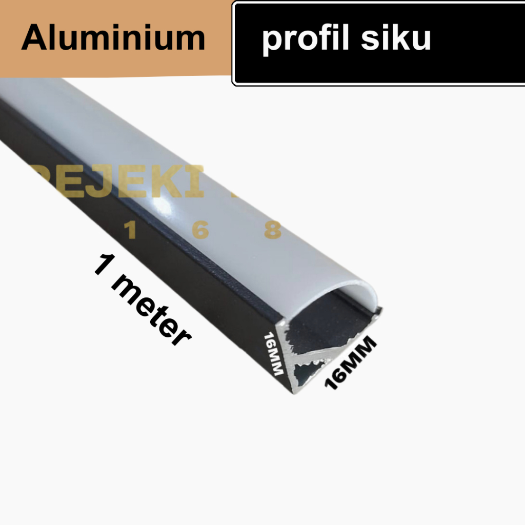 Jual KAP HOUSING ALUMINIUM PROFIL LED STRIP TIPE U RUMAH LAMPU SELANG ...