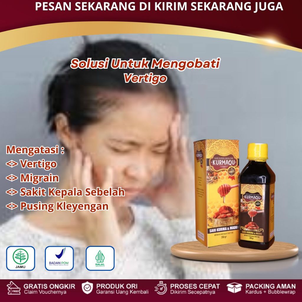 Jual Obat Vertigo, Kepala Pusing, Kleyengan, Kepala Terasa Berputar ...