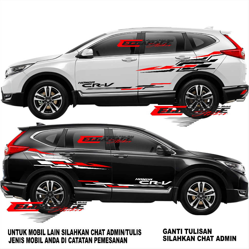 Jual Stiker mobil hrv cutting stiker mobil hrv brv crv terbaru stiker ...