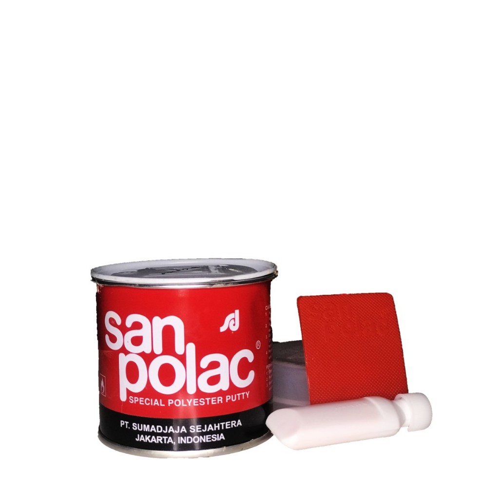 Jual DEMPUL SANPOLAC 250 GRAM/dempul plastik sanpolac 1/4/Dempul ...