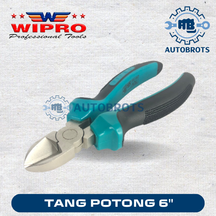 Jual NEW WIPRO TANG POTONG 6 INCH / TANG KNIP / DIAGONAL PLIERS 6 ...