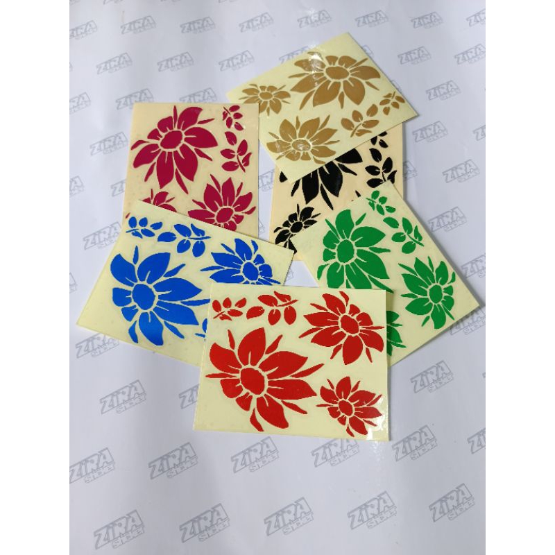 Jual stiker bunga daun cutting sticker estetik | Shopee Indonesia