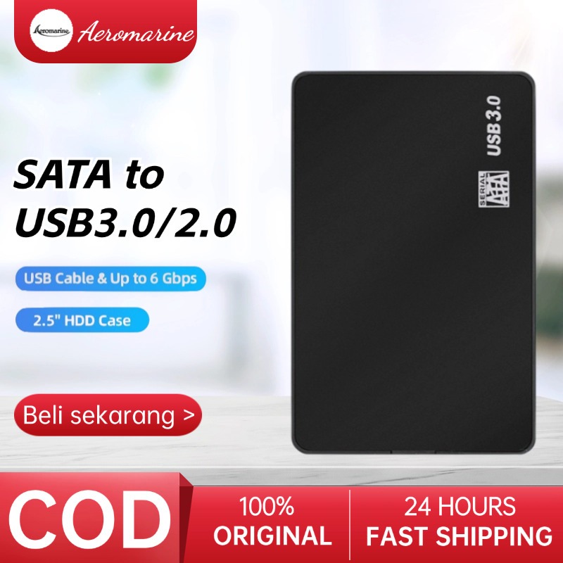 Jual Aeromarine【COD】Casing Harddisk External USB 3.0 HDD/SSD Casing ...
