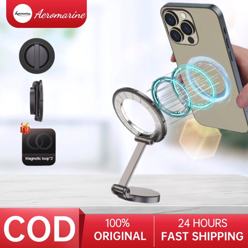 Jual Aeromarine【COD】Magnet Car Holder 360° Rotation Magsafe Car Phone ...