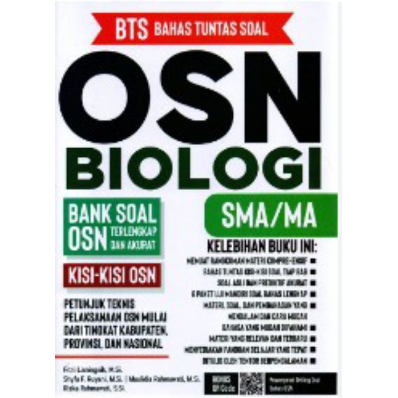 Jual Buku OSN BTS BAHAS TUNTAS SOAL OSN BIOLOGI SMA/MA-Buku Ori-Buku Asli Murah | Shopee Indonesia