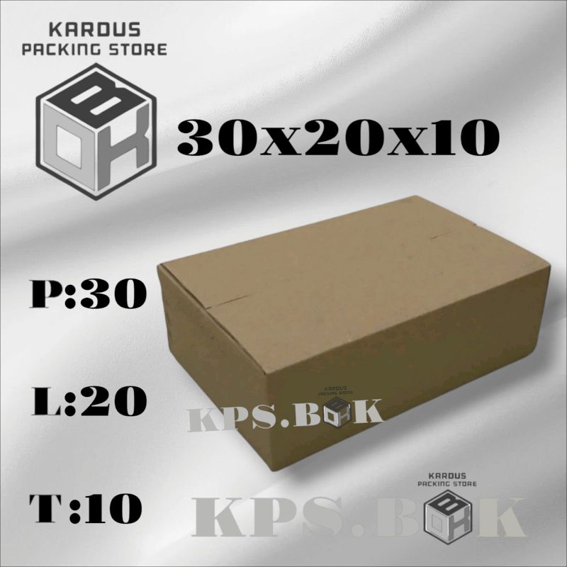Jual kardus box packing 30x20x10 | Shopee Indonesia