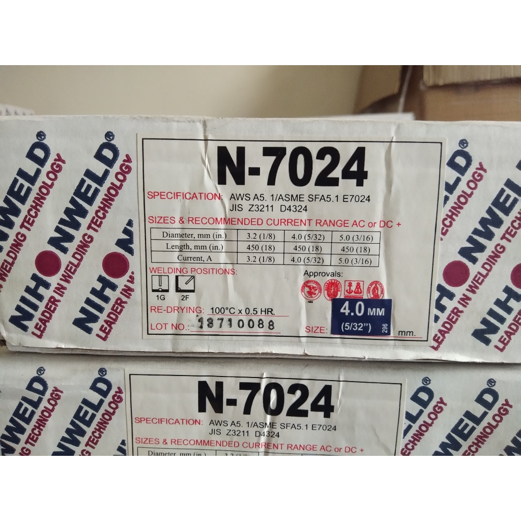 Jual Kawat Las Nihonweld N-7024 AWS E7024 | Shopee Indonesia