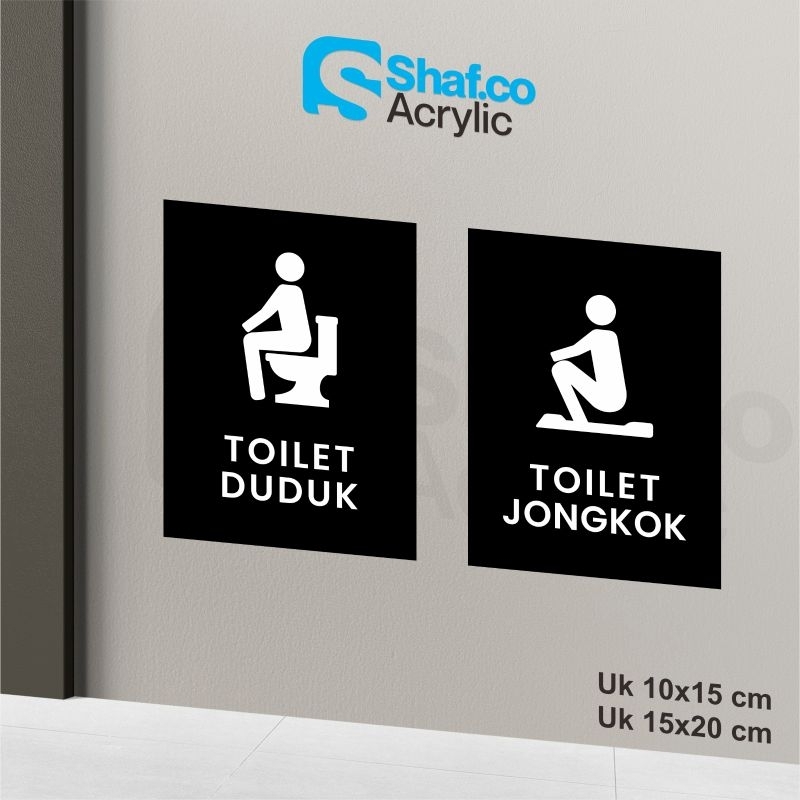Jual STICKER TOILET JONGKOK & TOILET DUDUK // STIKER // RAMBU-RAMBU ...
