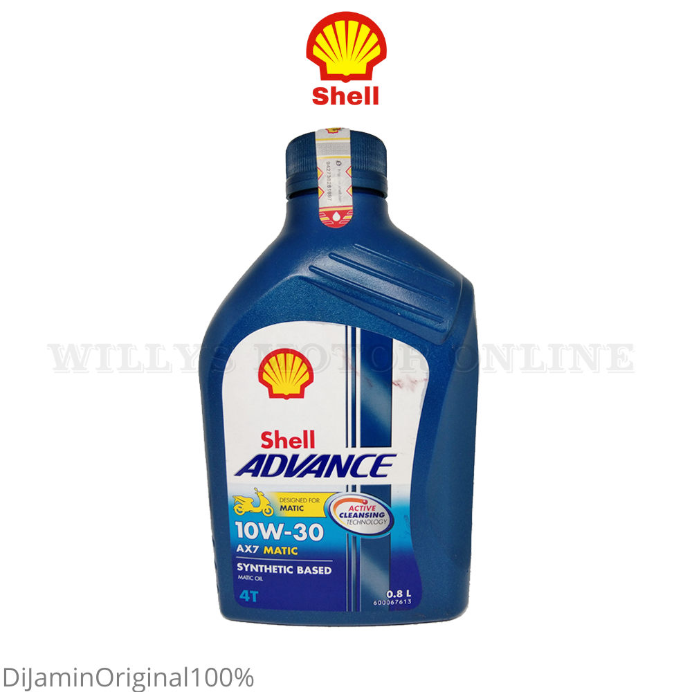 Jual Oli Shell AX7 Scooter 10W-30 JASO MB 800ML / Oli Motor Matic Shell AX7 | Shopee Indonesia