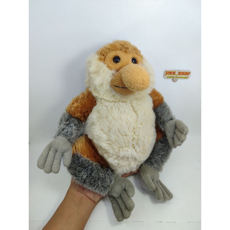 Jual boneka monyet bekantan hidung besar original Singapore zoo brand ...