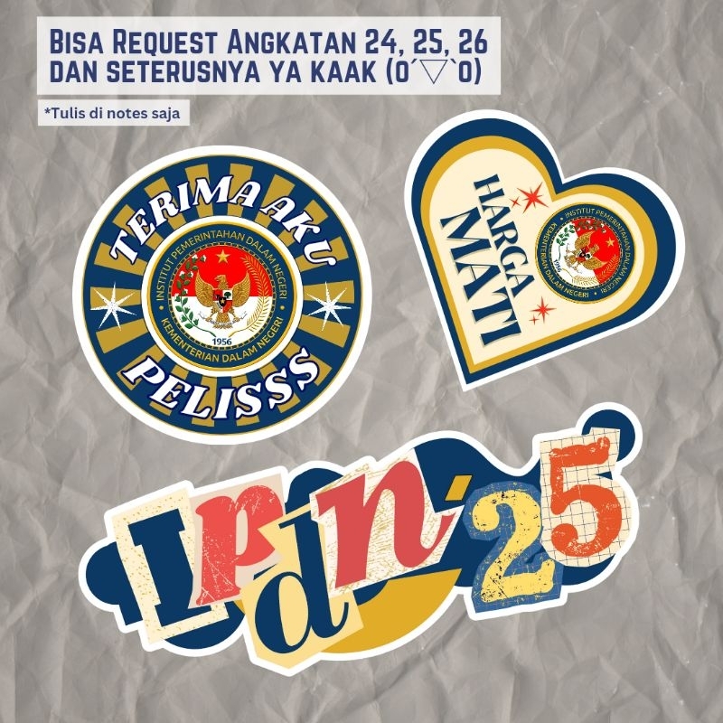 Jual Stiker SCRAPBOOK CAMABA IPDN | Institut Pemerintahan Dalam Negeri ...