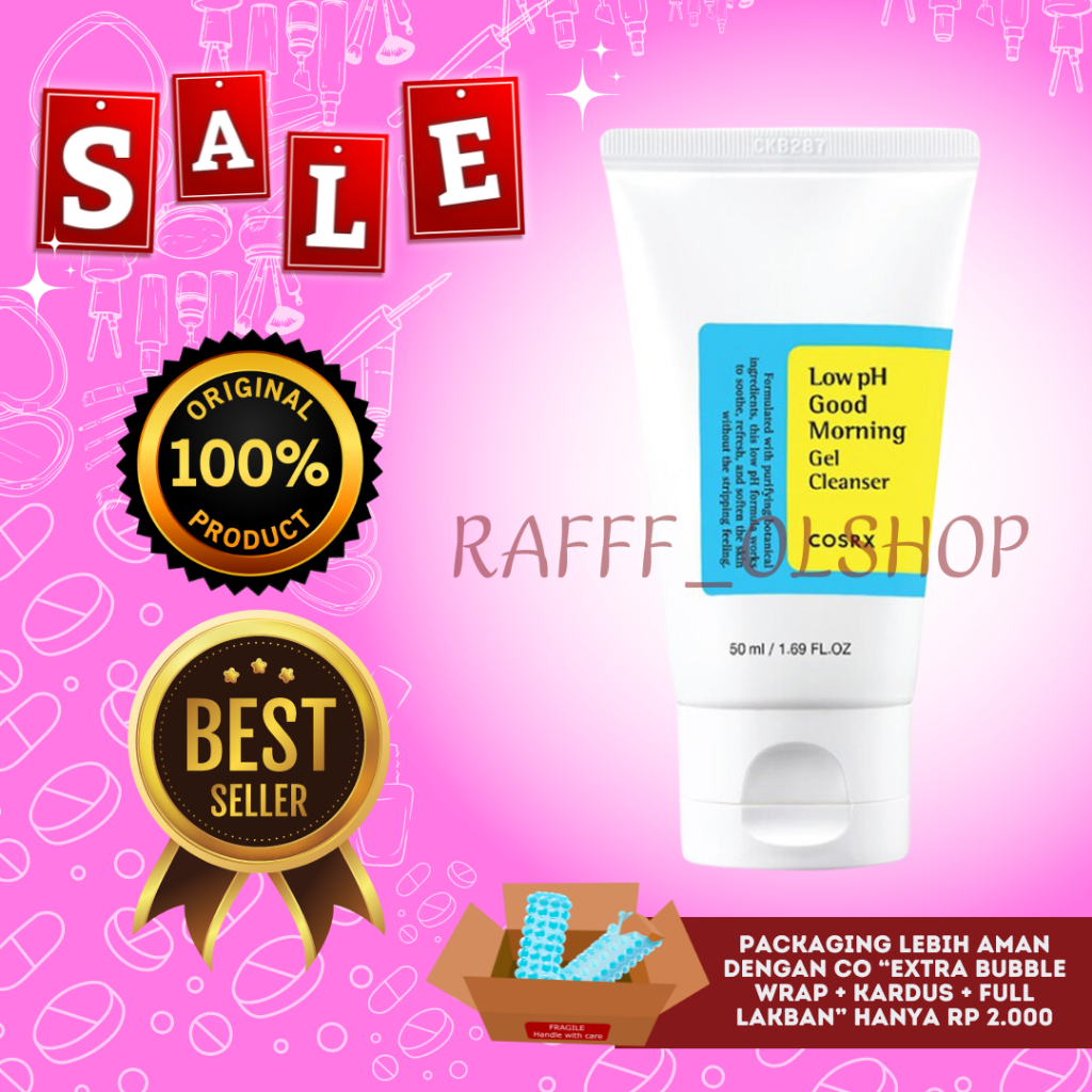 Jual COSRX LOW PH GOOD MORNING GEL CLEANSER 50 ML | Shopee Indonesia