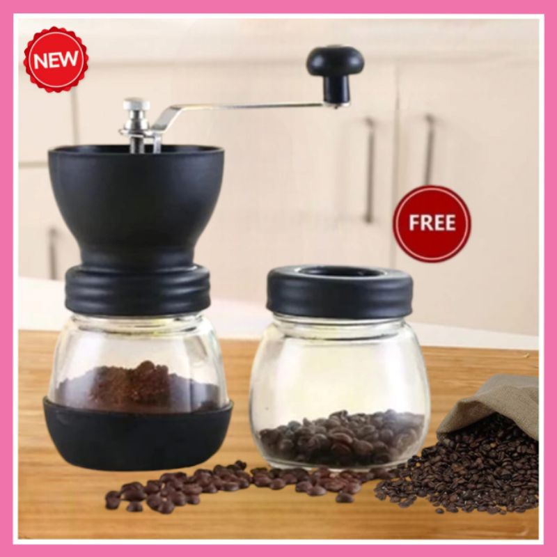 Jual Alat Penggiling Grinder Kopi Manual Coffe Grinder Two Cups ...