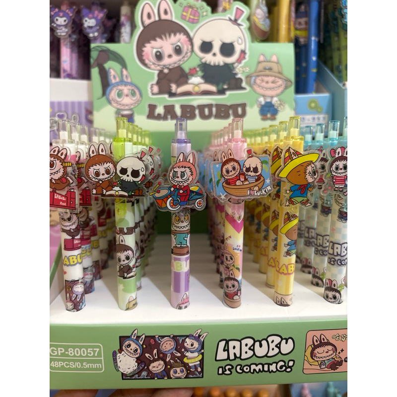 Jual 1 BOX PEN AKRILIK LABUBU COMING ISI 48 | Shopee Indonesia