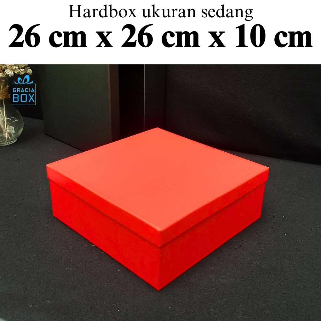 Jual HARDBOX - BOX CORPORATE GIFT- BOX HAMPERS Ukuran 26 cm x 26 cm x ...