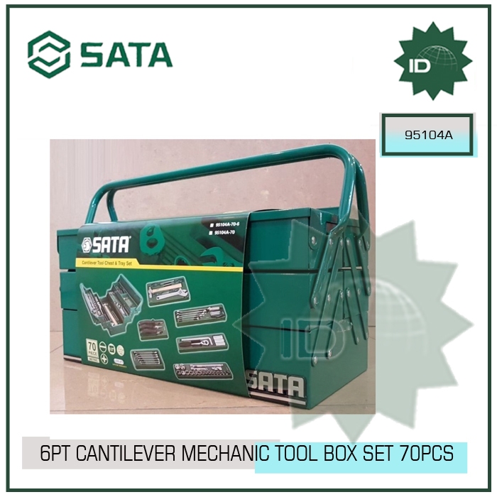 Jual SATA 95104A-70 6PT CANTILEVER MECHANIC TOOL BOX SET 70PCS TOOL KIT ...