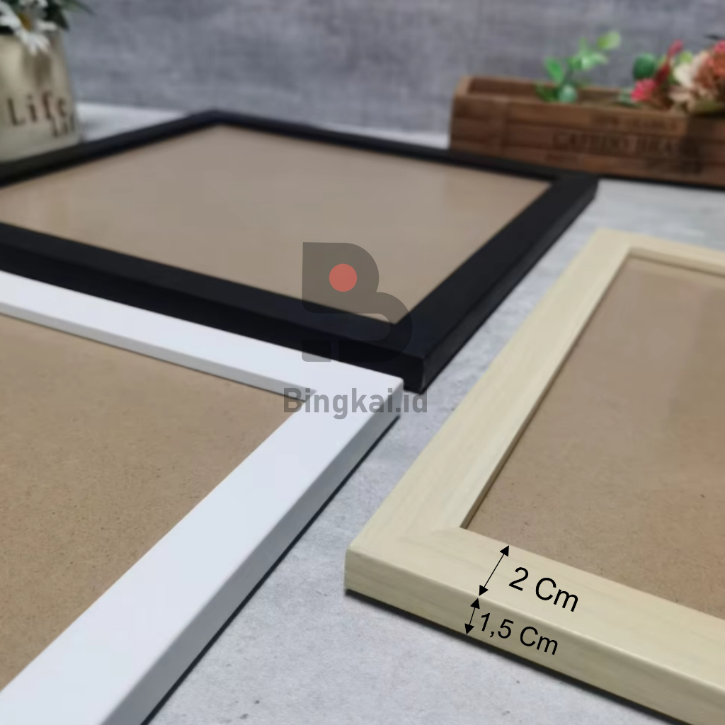 Jual Bingkai Foto Kayu Jati Belanda ukuran 12 R | Shopee Indonesia
