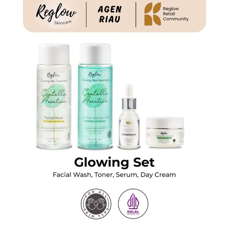 Jual Reglow Official Store Agen Resmi | Reglow Glowing Set (Facial Wash ...