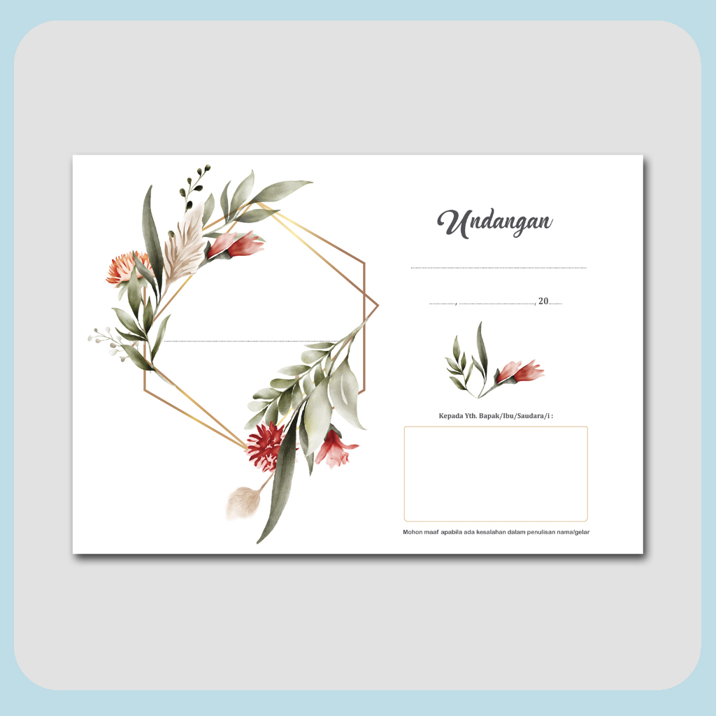 Jual Undangan Tasyakuran Aqiqah / Rasulan / Khitanan / Sunatan Tulis ...