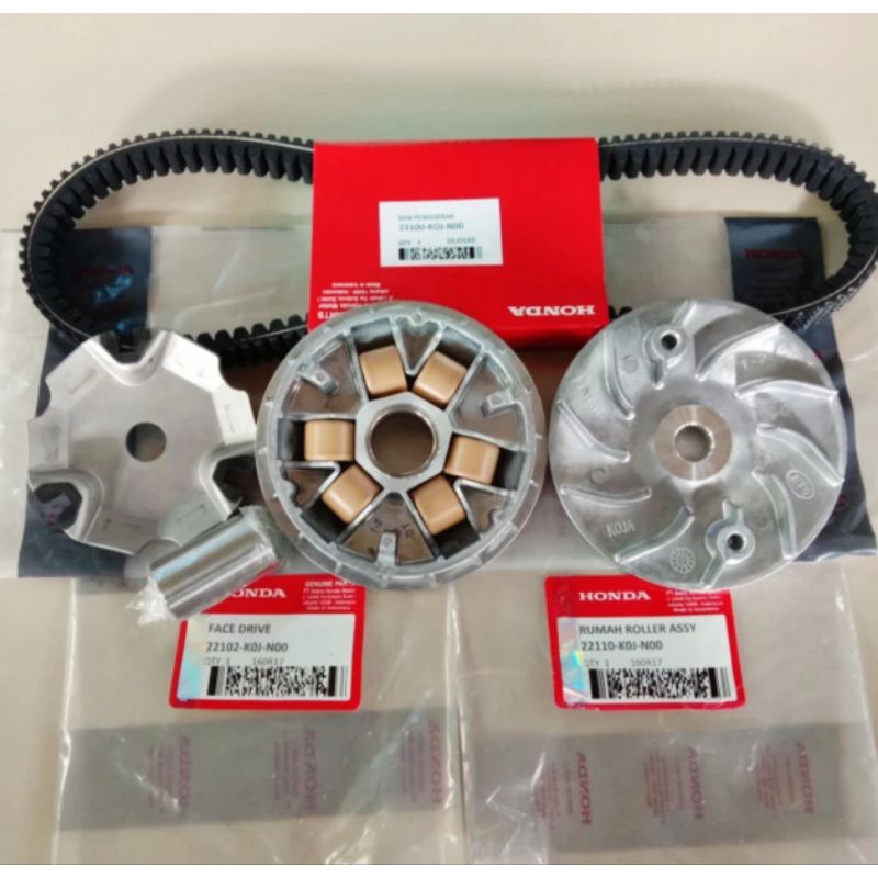 Jual Vanbel+Rumah roller assy+Kipas K0J / K1a AHM Honda Genio Beat new led 2021 Deluxe Scoopy ...