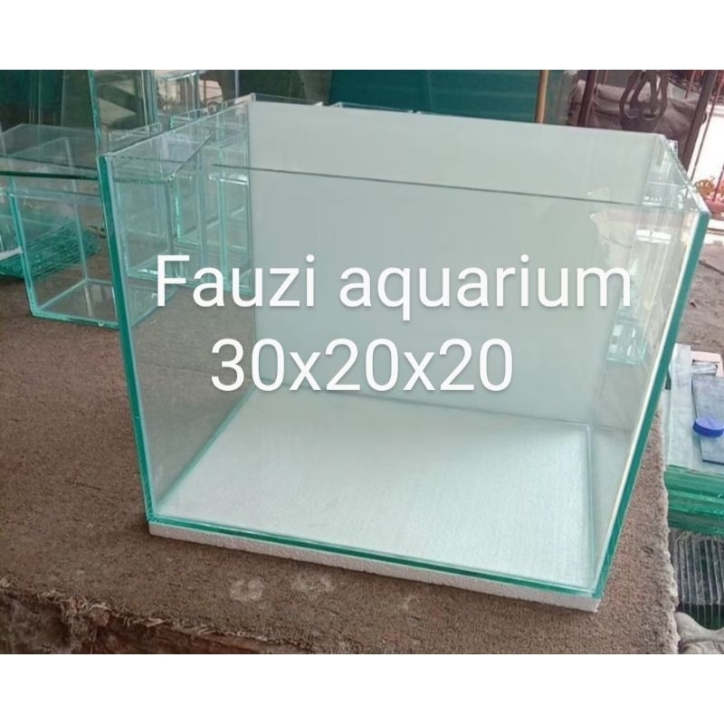 Jual AQUARIUM KACA PUTIH 30X20X20 | Shopee Indonesia