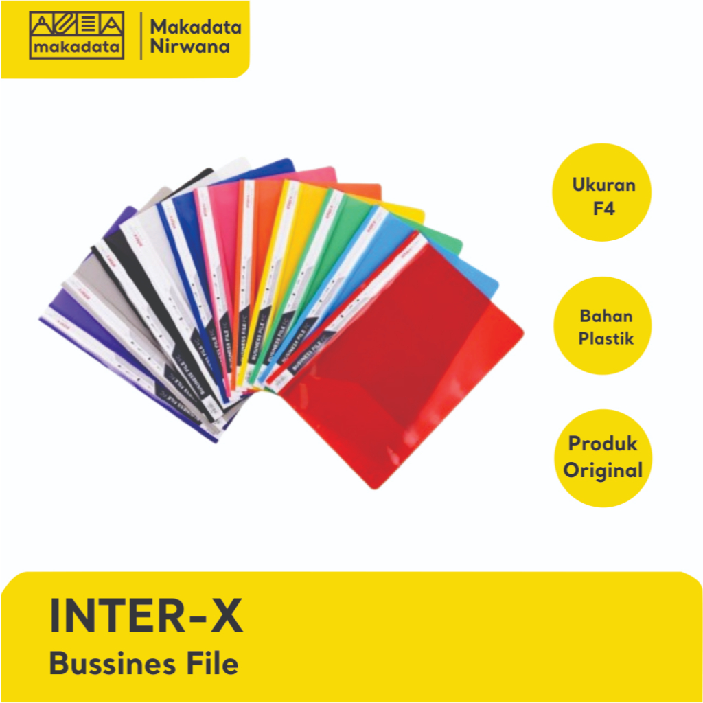 Jual INTER-X BUSSINES/BISNIS FILE F4 (1 PACK) | Shopee Indonesia
