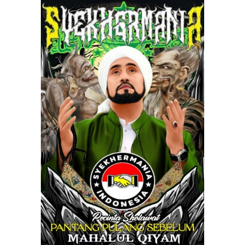Jual Bendera Pecinta Sholawat Syekhermania (FULL PRINTING) (HD) FREE ...