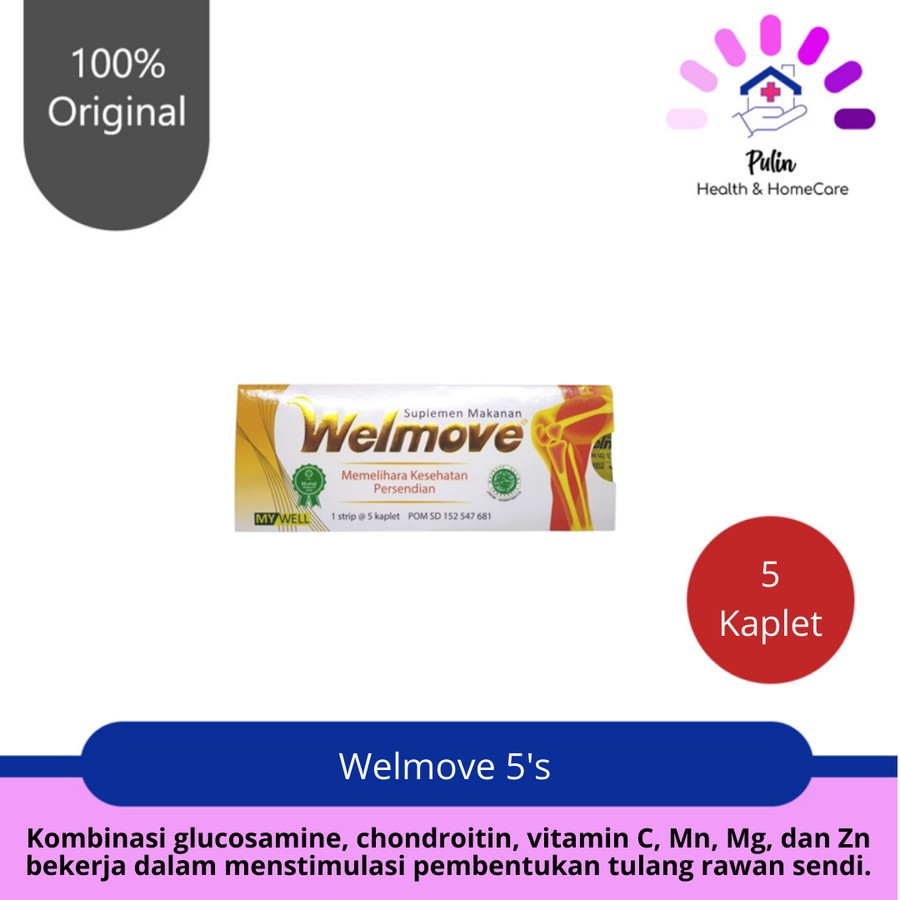 Jual Welmove 5 Kaplet / Multivitamin & Mineral / Obat Nyeri Sendi ...