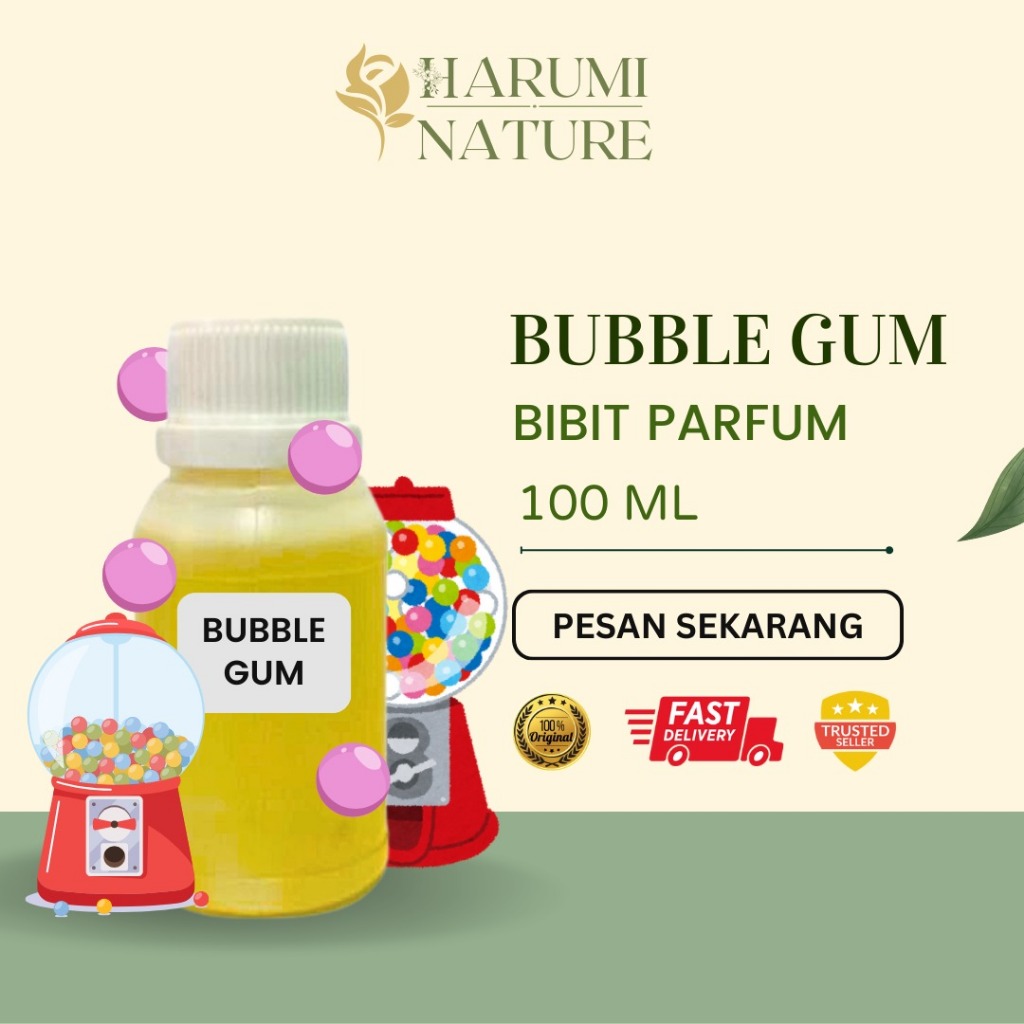 Jual Bibit Parfum Bubble Gum Fragrance Oil 30 ml - 250 ml | Shopee Indonesia