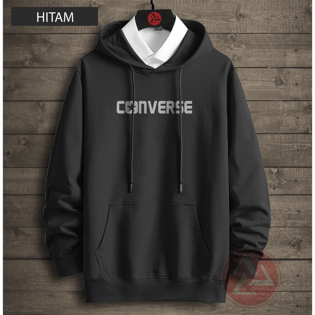 Jual Hoodie Oversize Converse Pria Wanita Big Size Basic Premium Jumbo ...